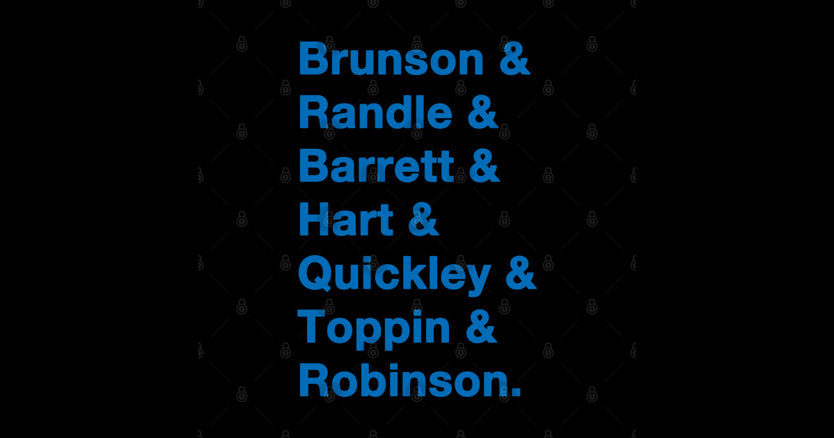 2022 2023 Knicks Blue - 2022 2023 Knicks Blue - Magnet | TeePublic