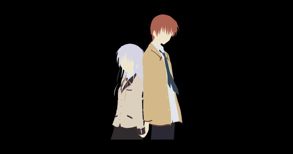 Angel Beats Otonashi and Kanade - Classic - Sticker | TeePublic