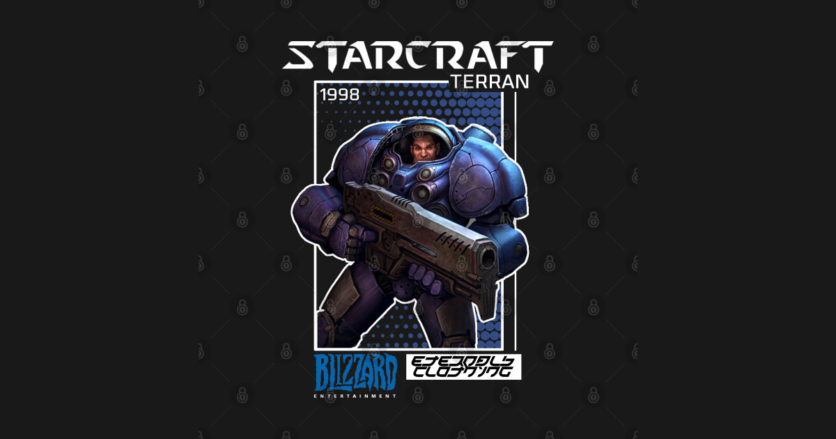 TERRAN 1 - Starcraft - T-Shirt | TeePublic