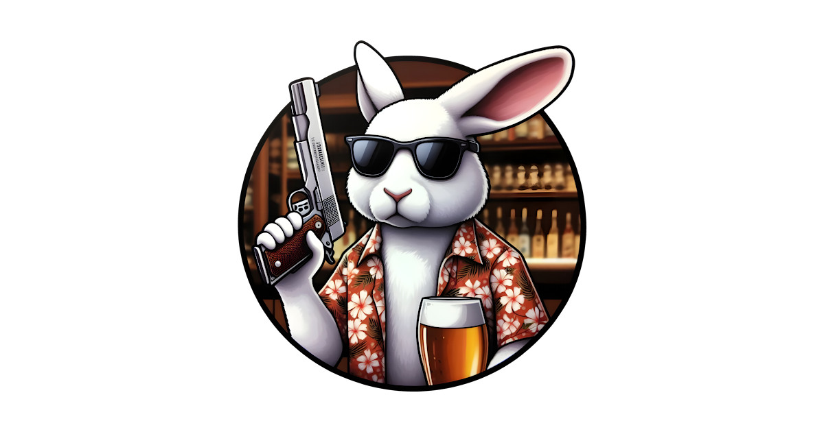 Tactical Bunny - Bunny - T-Shirt | TeePublic