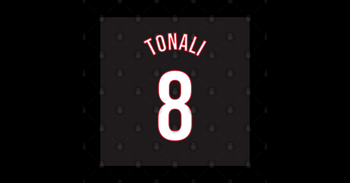 Tonali 8 Home Kit - 22/23 Season - Sandro Tonali - Sticker | TeePublic