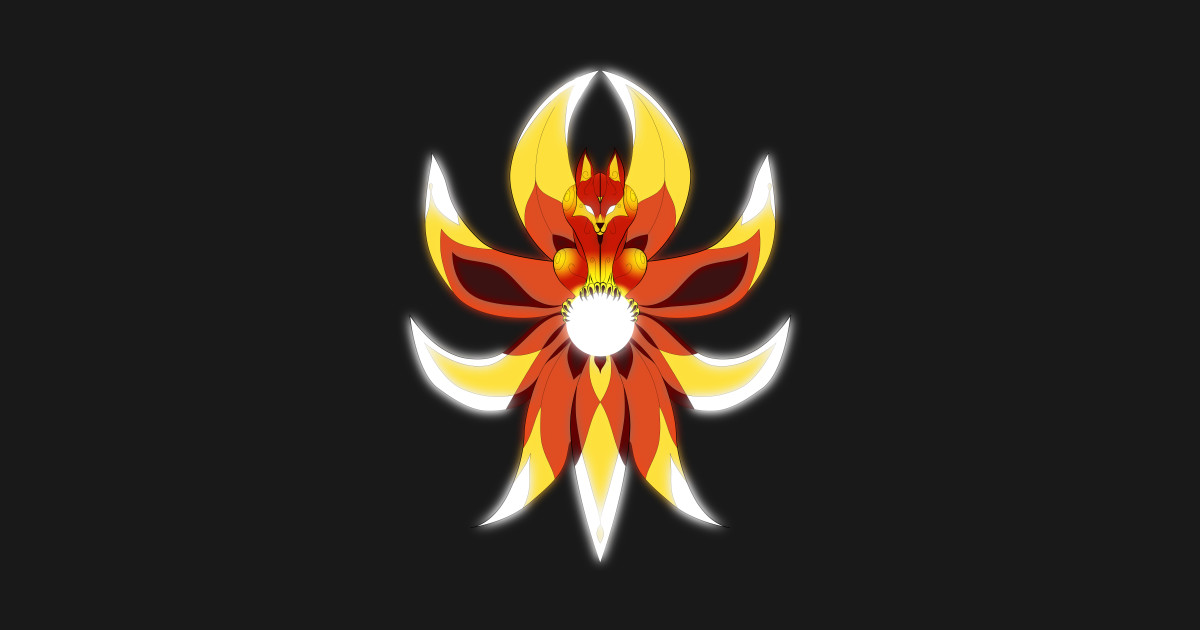 Nine Flames - Kitsune - T-Shirt | TeePublic