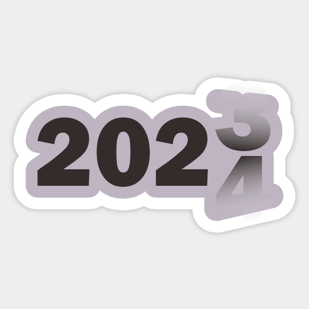 2024 years - 2024 Happy New Year - Sticker | TeePublic