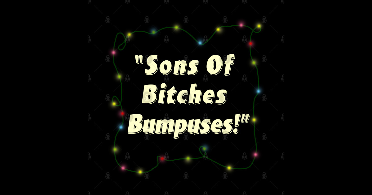 Bumpuses Light - A Christmas Story - Sticker | TeePublic
