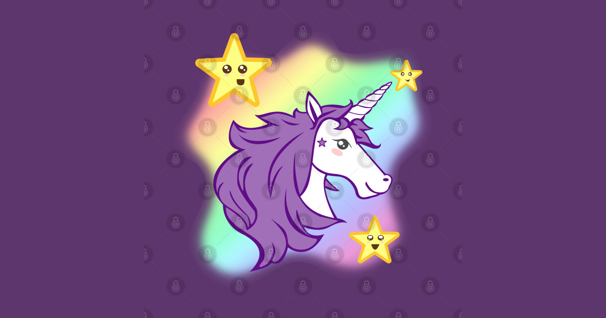 Kawaii Unicorn - Unicorn - T-Shirt | TeePublic