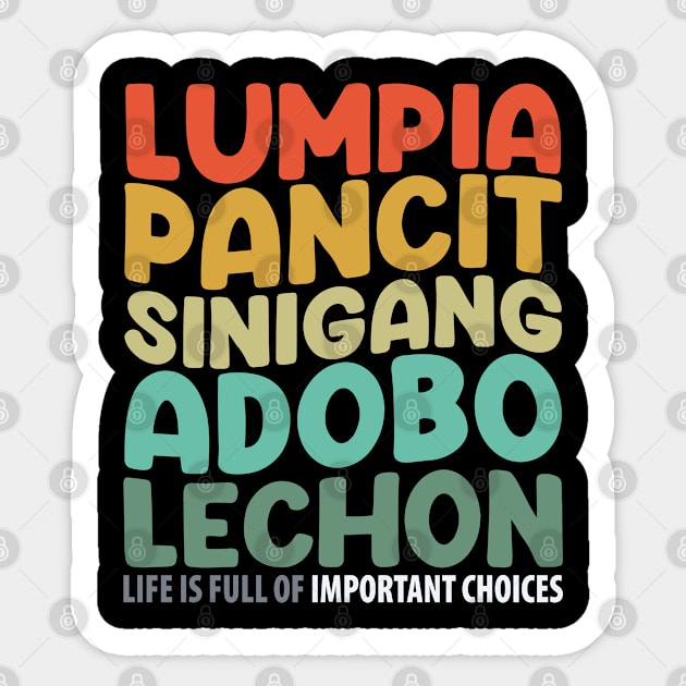 Filipino Food Philippine Lumpia Pancit Sinigang Adobo Lechon - Lumpia ...