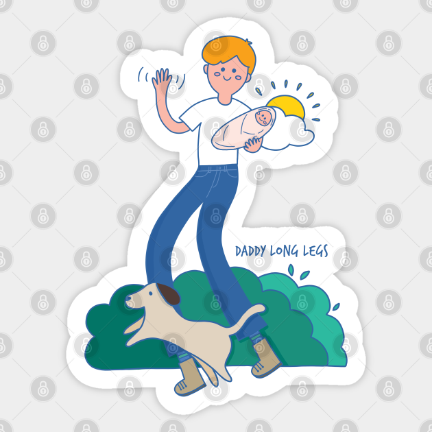 Daddy Long Legs - Fathers Day Gift - Sticker | TeePublic