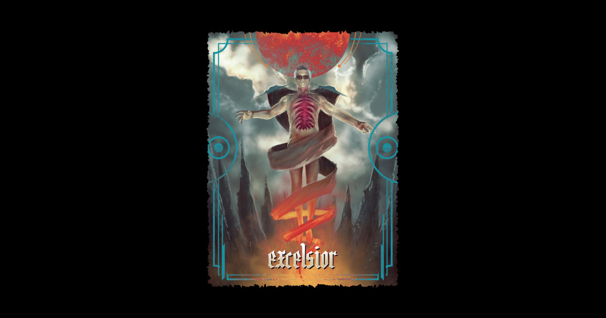 Stan Lee 'Excelsior' - Stan Lee - Sticker | TeePublic