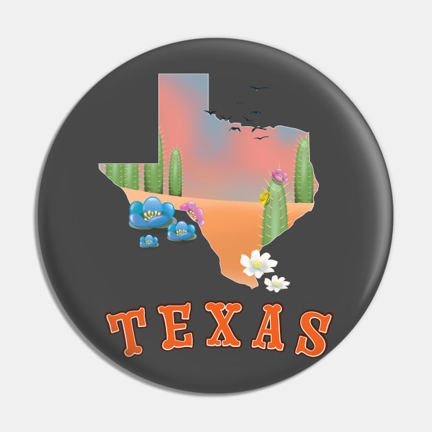 Texas - Texas - Pin | TeePublic
