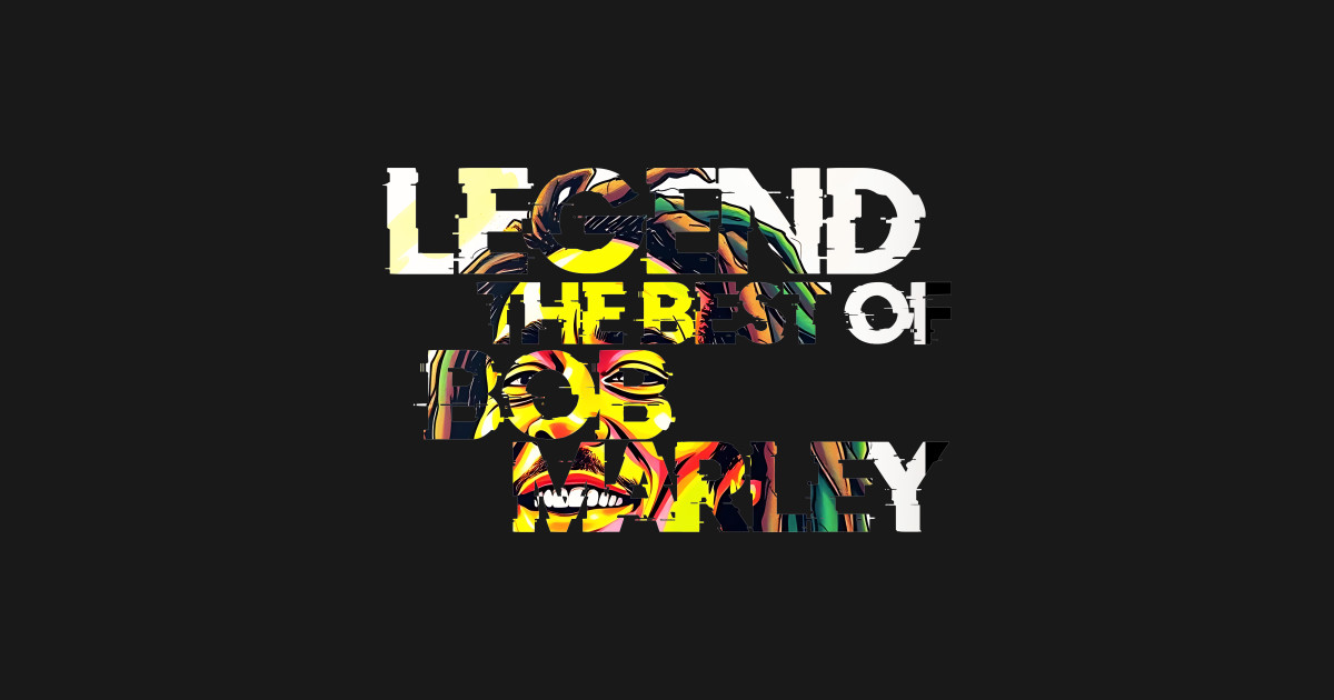 Bob Marley text - Reggae - T-Shirt | TeePublic