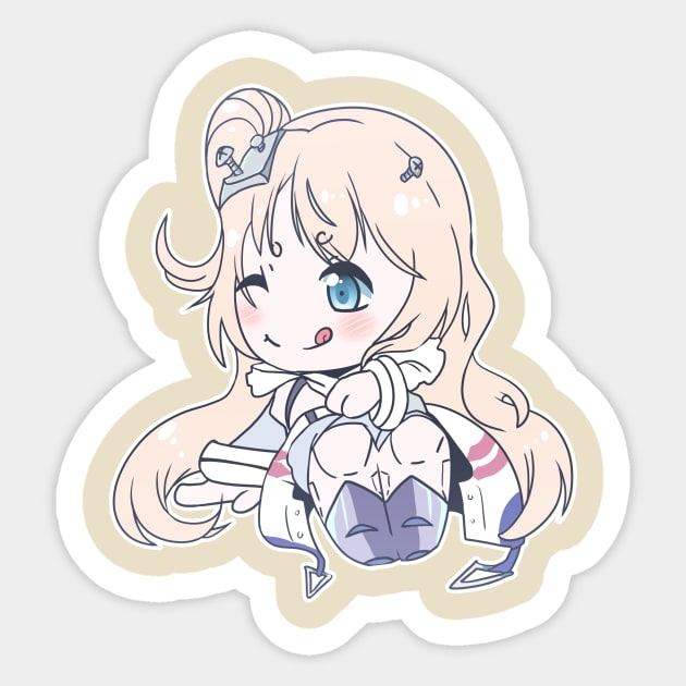 Hajime Hime Chibi - Vtuber - Sticker | TeePublic