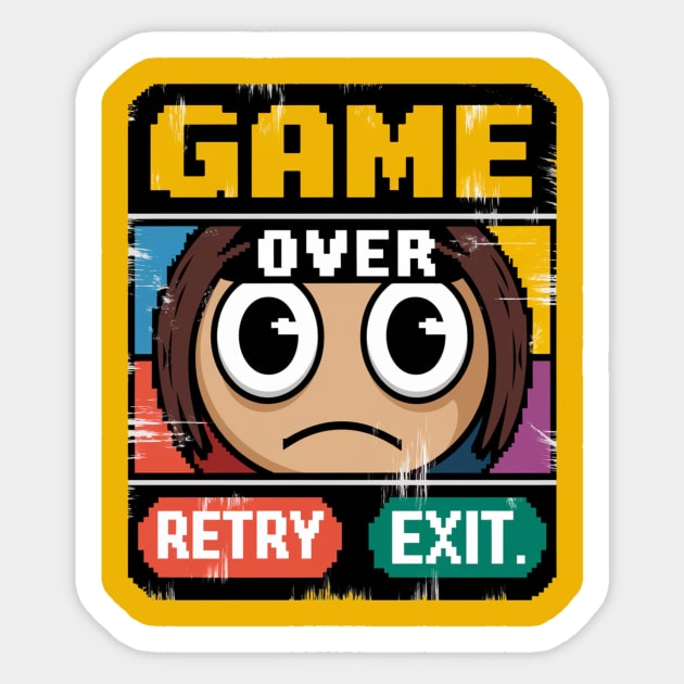 Roblox - Game Over - Roblox Kids - Sticker | TeePublic