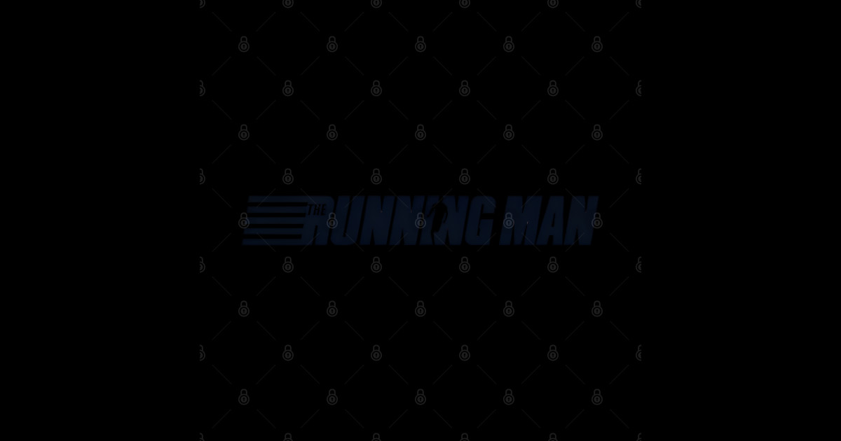 The Running Man Logo - The Running Man - Sticker | TeePublic