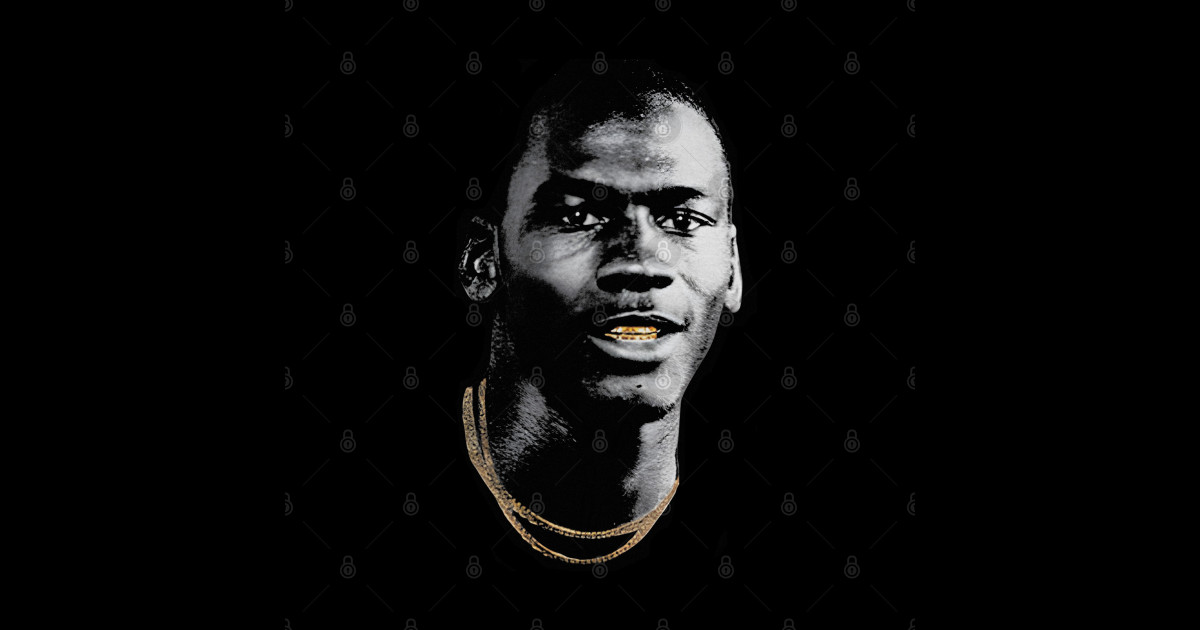 Michael Jordan Gold Grill - Michael Jordan - Posters and Art Prints ...