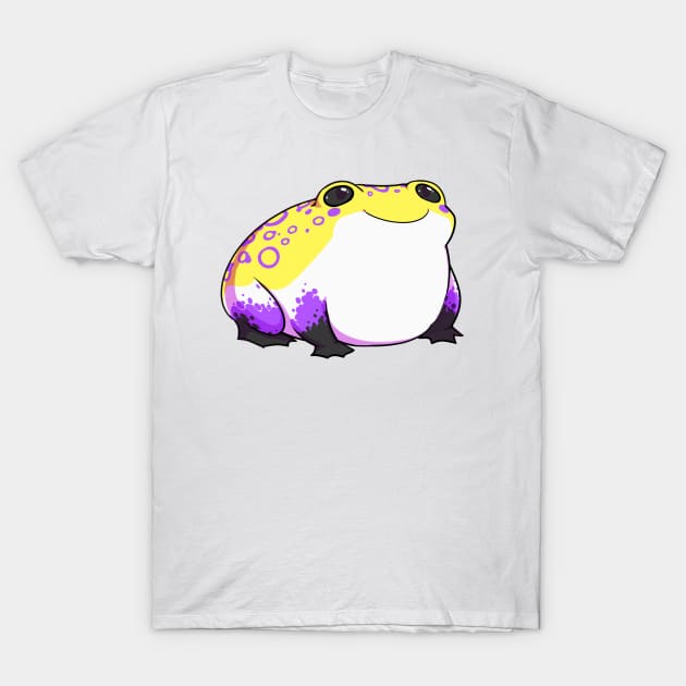 NONBINARY PRIDE FROG - Nonbinary - T-Shirt | TeePublic