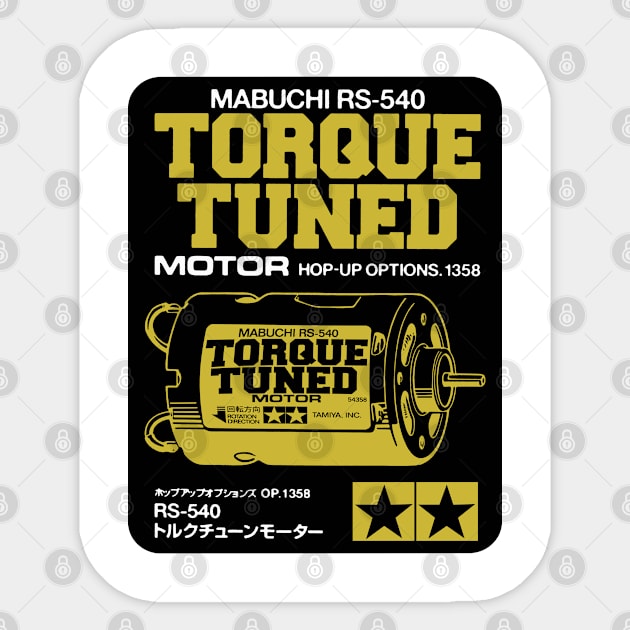 Torque of Tuned - Tamiya - Sticker | TeePublic
