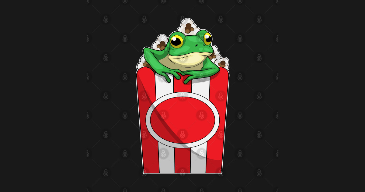 Frog Popcorn - Frog - T-Shirt | TeePublic