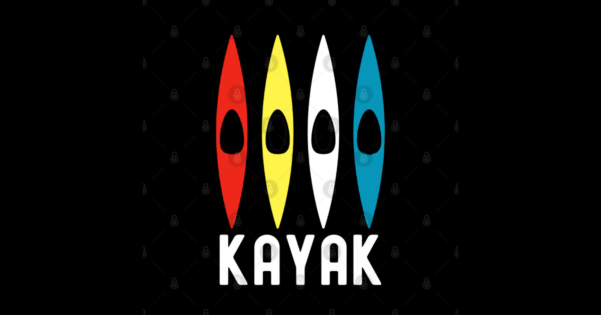 kayak board - Kayaking - Sticker | TeePublic
