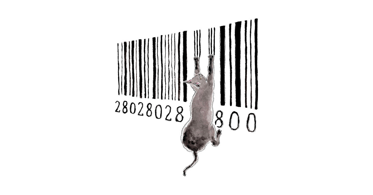 Barcode Cat - Cat - T-Shirt | TeePublic
