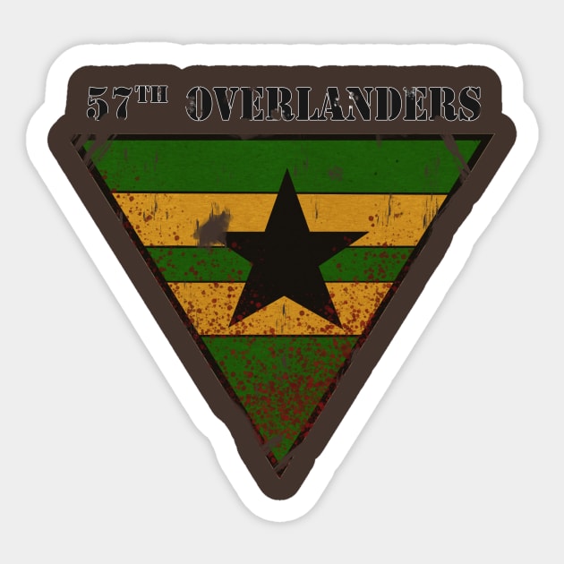57th overlanders - Firelfy - Sticker | TeePublic