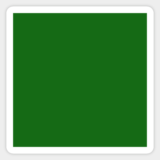 Forest Green Solid Color - Forest Green - Sticker | TeePublic