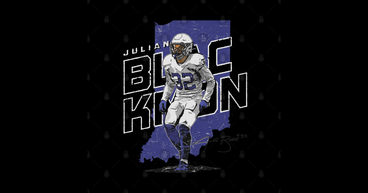 Julian Blackmon Indianapolis Player Map - Julian Blackmon - Posters and ...