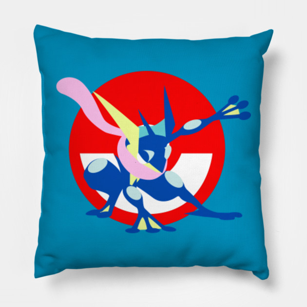 Super Smash Bros Greninja Amiibo Pillow Teepublic