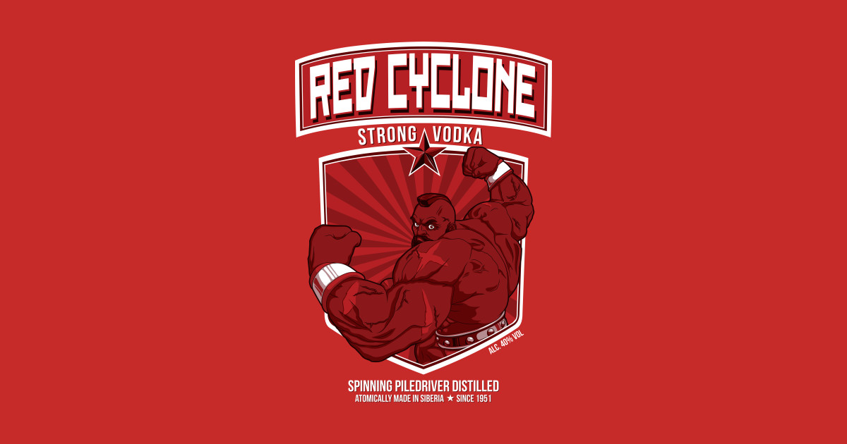 Red Cyclone - Street Fighter - T-Shirt | TeePublic