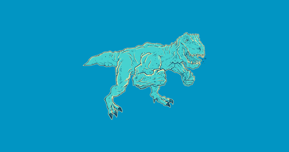 Buff T-Rex Dad - Dinosaur - T-Shirt | TeePublic