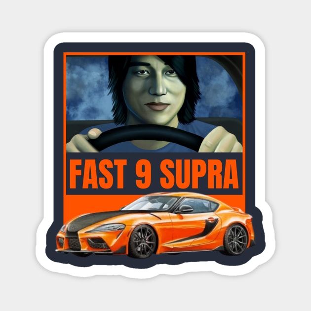 Fast 9 Supra - Fast And Furious - Magnet | TeePublic