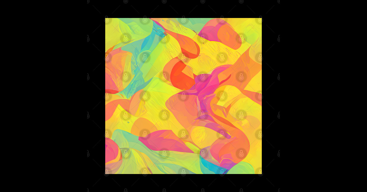 omg pattern abstract - Colorful Pattern - Sticker | TeePublic