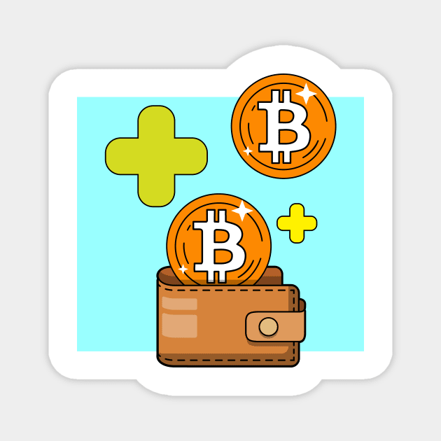 bitcoin investment wallet - Bitcoin - Magnet | TeePublic
