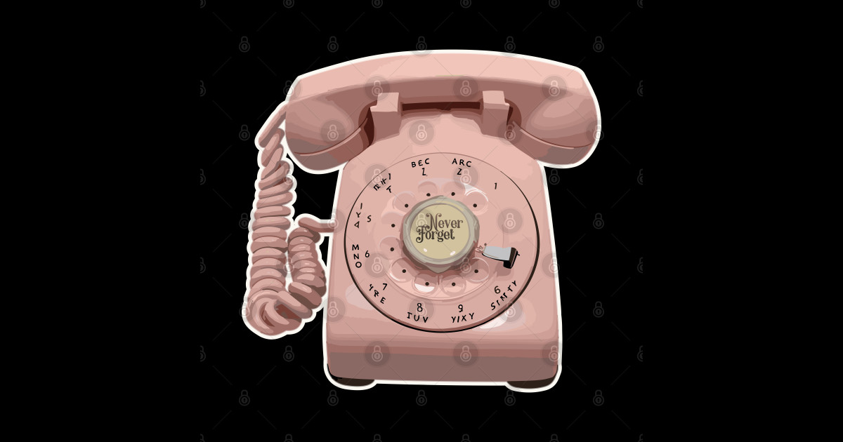 Vintage Retro 80s Rotary Telephone - Vintage Retro 80s Rotary Telephone ...