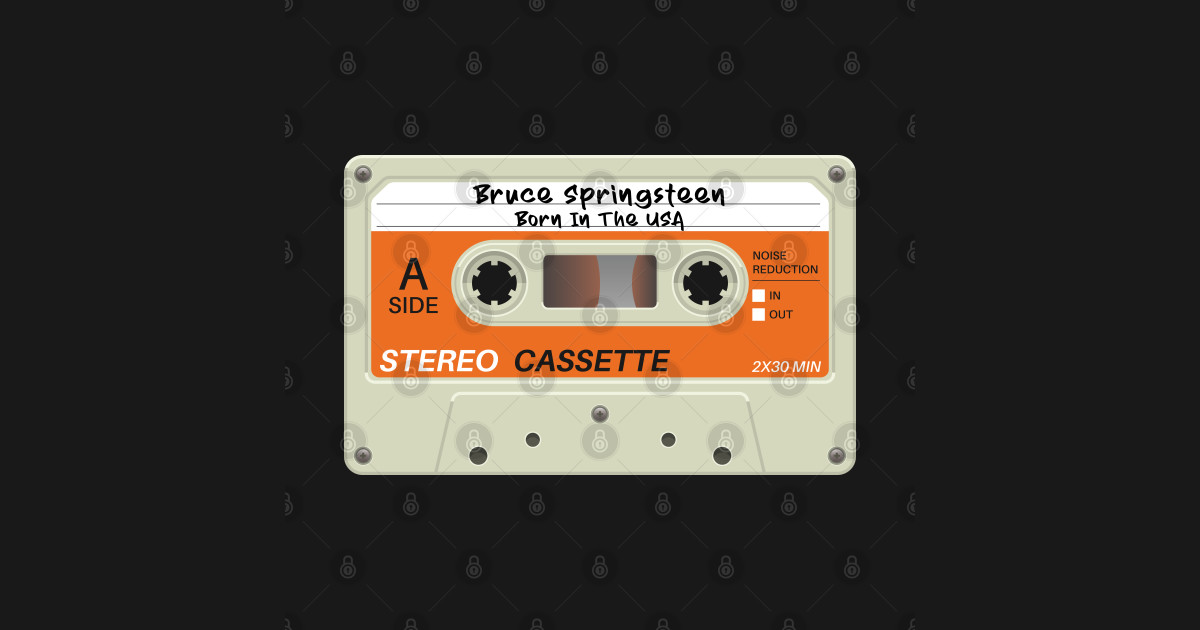 Bruce Springsteen Cassette - Bruce Springsteen - T-Shirt | TeePublic