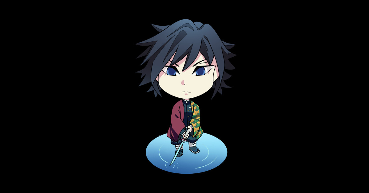 Giyuu Chibi Design. - Demon Slayer - Posters and Art Prints | TeePublic