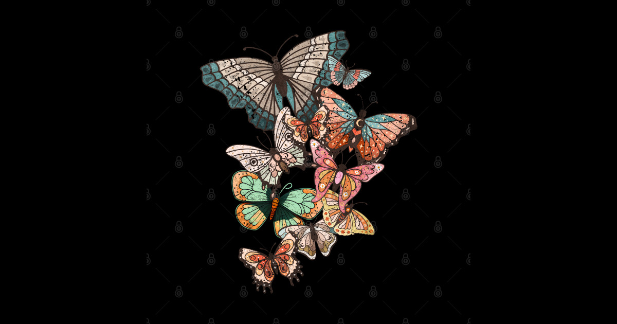 Flutter into Spring - Butterfly - Posters and Art Prints | TeePublic