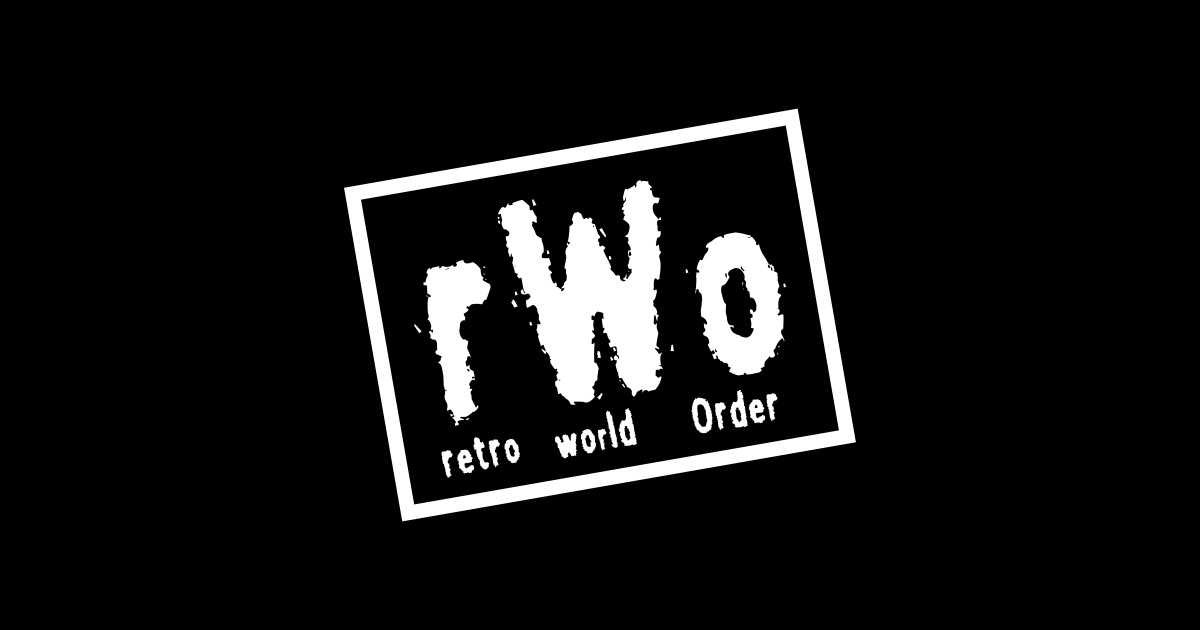 rWo - Retro World Order - Retro World Order 4 Life - Sticker | TeePublic