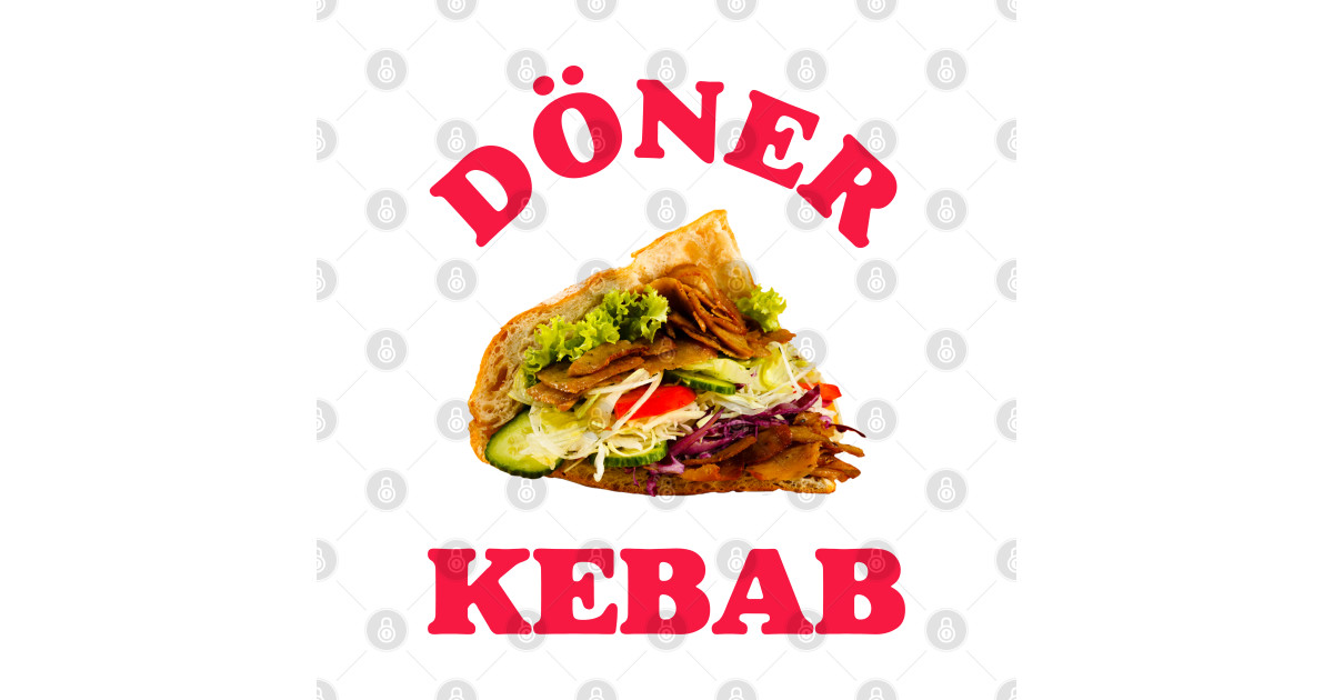 Döner Kebab - Doener Kebab - Sticker | TeePublic
