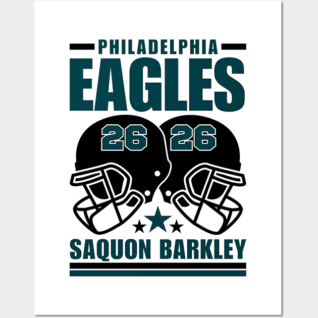 Philadelphia Eagles Saquon Barkley 26 American Football Retro ...