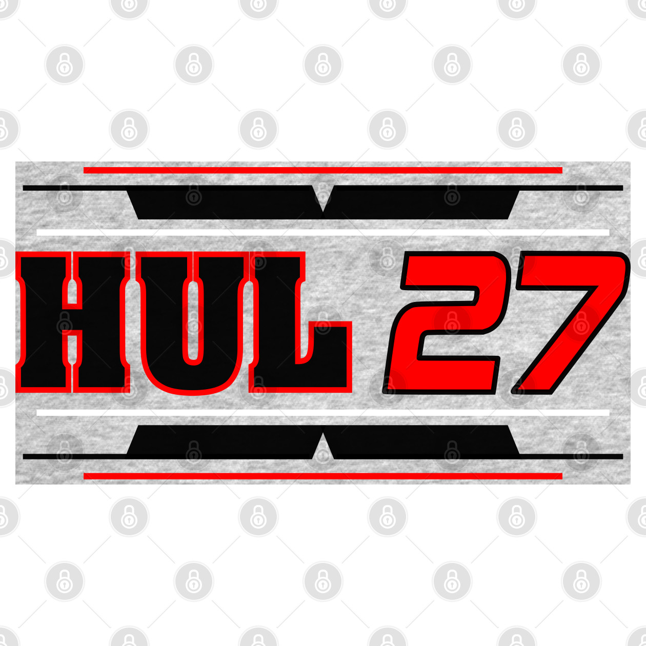 #27 HUL Logo - Hulkenberg - T-Shirt | TeePublic