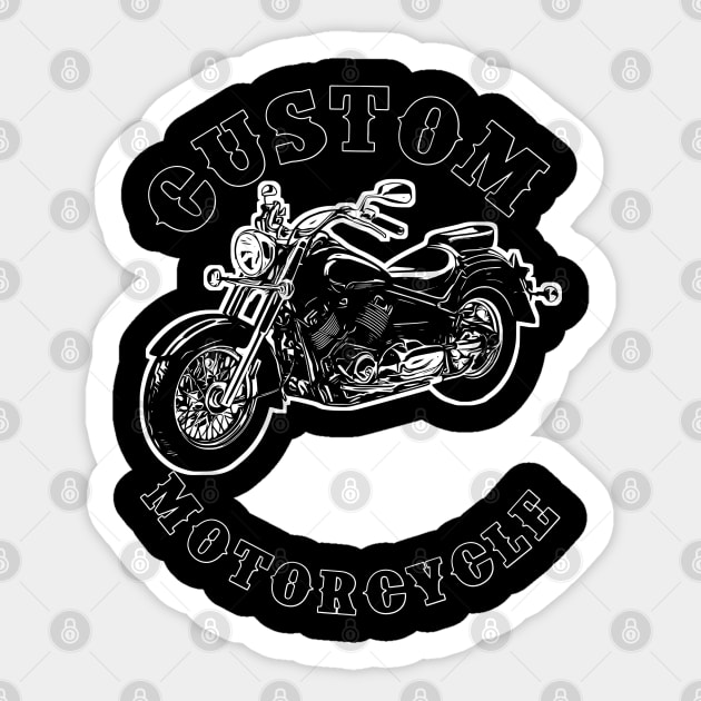 motorcycle - Motorcycle - Sticker | TeePublic