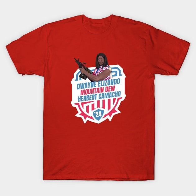 Dwayne Elizondo Mountain Dew Herbert Camacho '24 - Idiocracy - T-Shirt ...