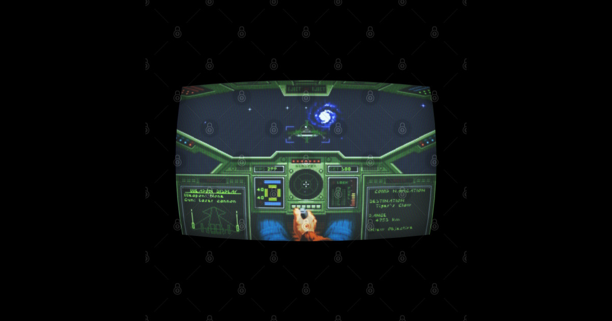 Wing Commander Cockpit - Wing Commander - Sticker | TeePublic