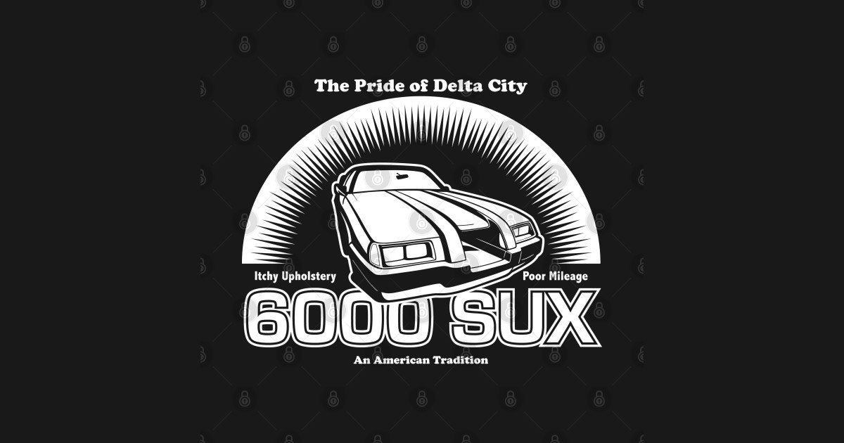 6000 SUX (White Print) - Robo Cop - T-Shirt | TeePublic
