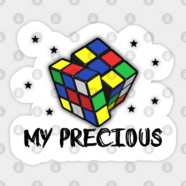 RUBIKS CUBE - My Precious - Rubiks Cube - Sticker | TeePublic