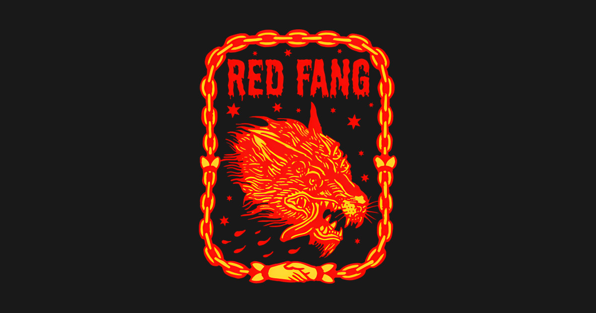 Red Fang Howling Wolf Stoner Sludge Metal Artwork - Red Fang - T-Shirt ...