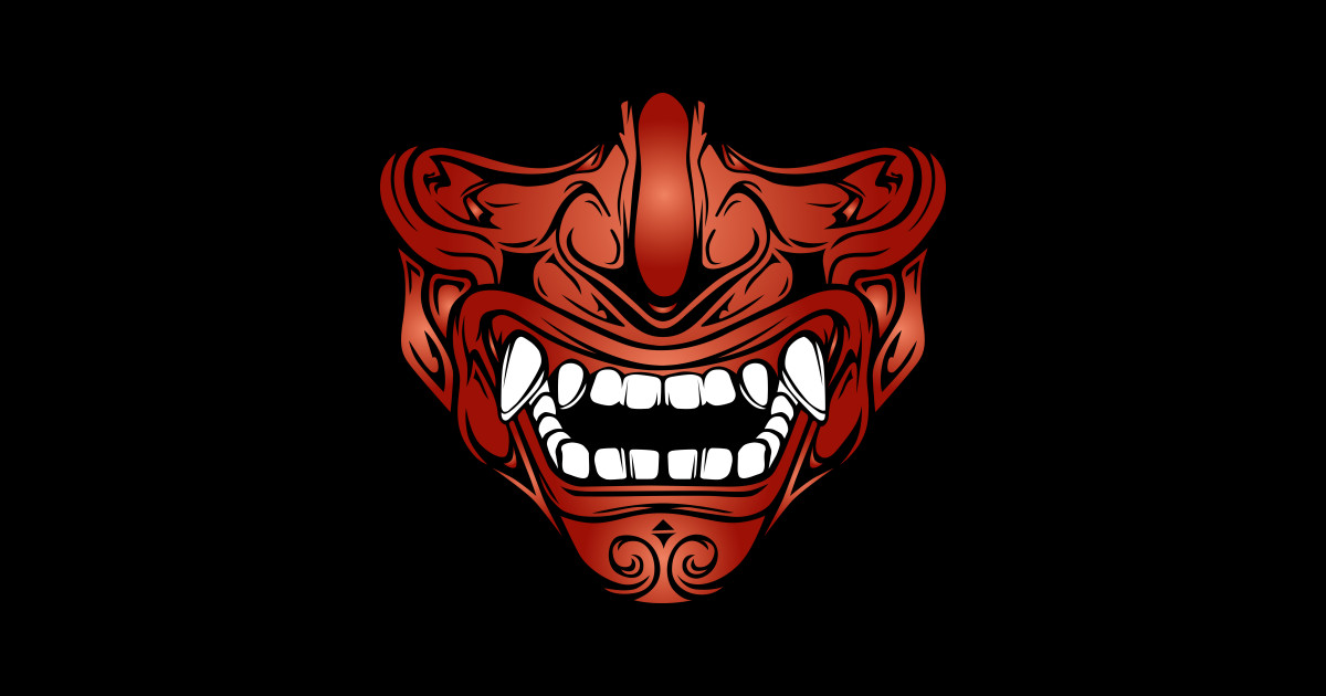 Japanese Samurai Warrior Face Armour Mask - Japanese Samurai Warrior ...