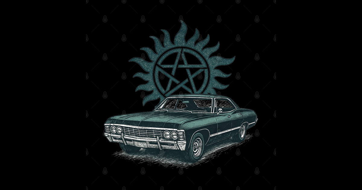 IMPALA - Supernatural - Sticker | TeePublic