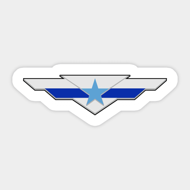 Sky Academy Cadet Emblem - Mech Cadets - Sticker | TeePublic