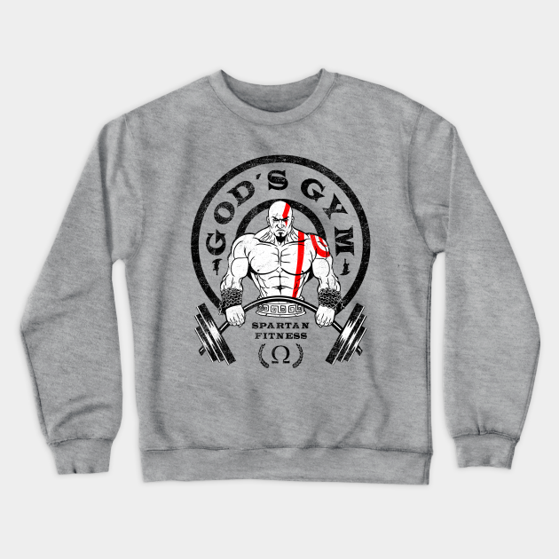 God's Gym - Training - Crewneck Sweatshirt | TeePublic